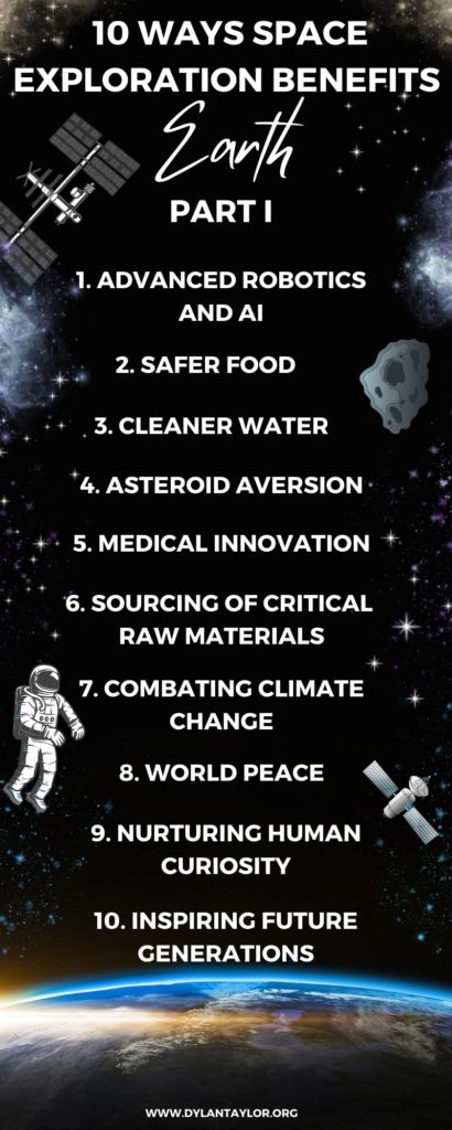 10 Ways Space Exploration Benefits Earth Part I | Dylan Taylor